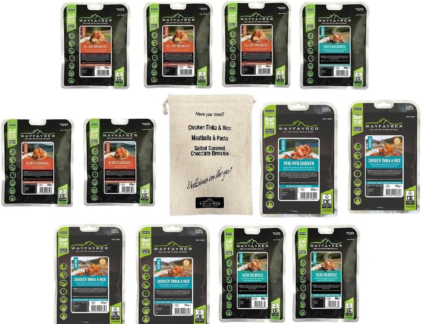 Wayfayrer DofE Gold Plus 4 Day Camping Food Expedition Pack – 12 MRE ...