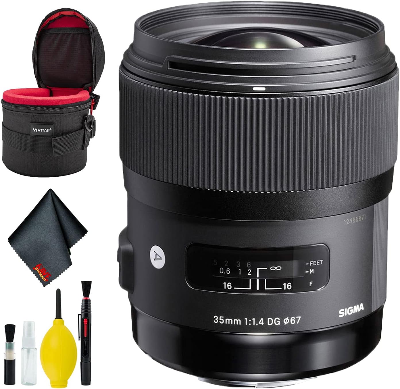 Amazon.com : Sigma 35mm f/1.4 DG HSM Art Lens for Canon EF Mount (USA ...