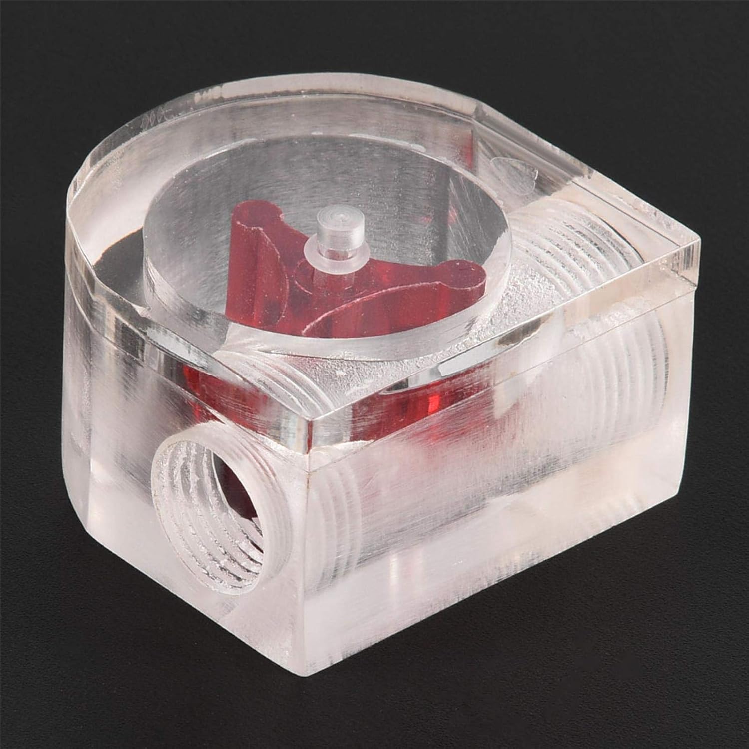 Vbestlife Flow Indicator, Cooling Flow Meter Sensor with 3 Impeller ...