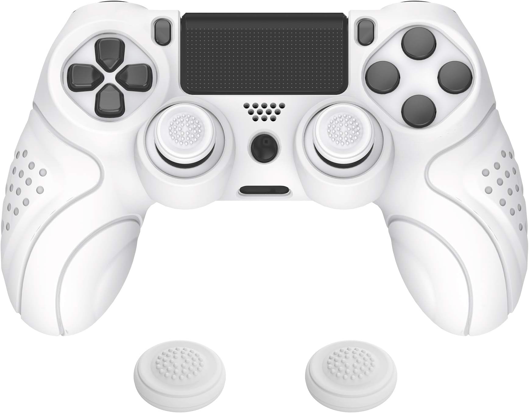 PlayVital Guardian Edition White Ergonomic Soft Anti-Slip Controller ...