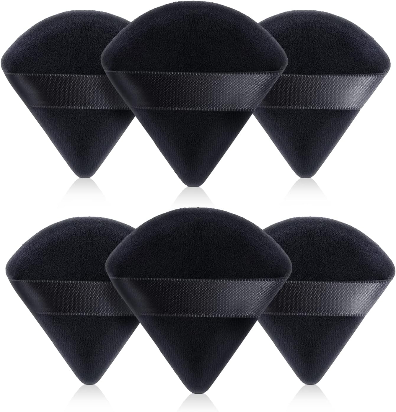 Amazon.com : 7pcs Soft Makeup Puff with a storage box, Triangle Puff ...
