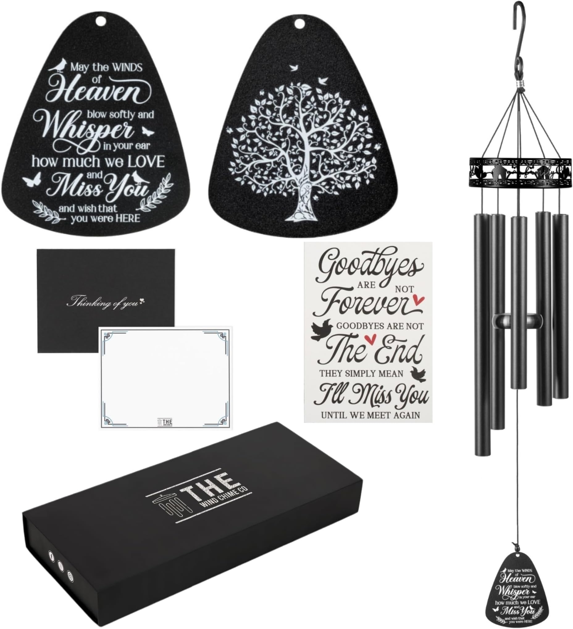 Amazon.com : The Wind Chime CO Family Love Memorial Wind Chimes ...