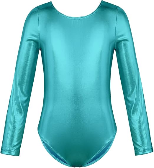 TiaoBug Body da Ginnastica Artistica Bambina Body da Balletto Leotard a ...