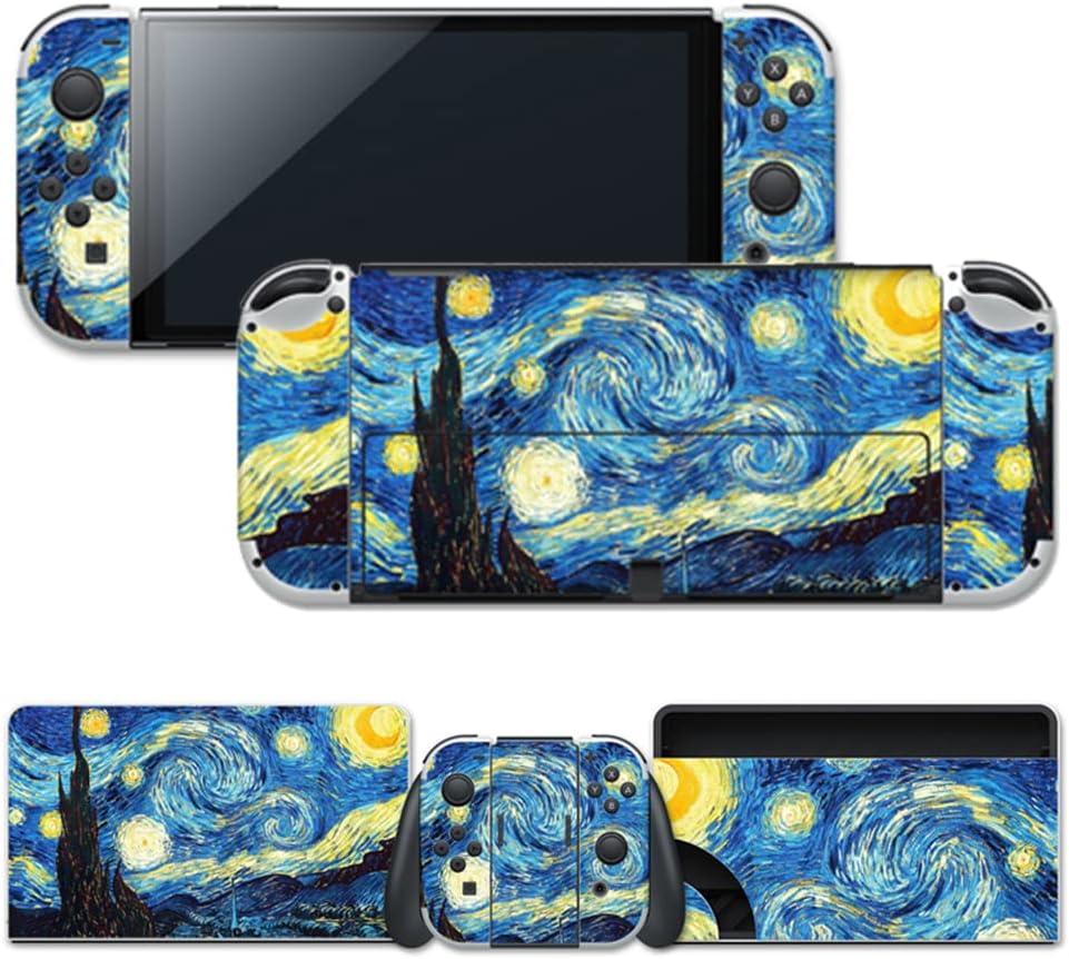 Amazon.com: GilGames Stickers Decals Cover for Nintendo Switch, Skin ...