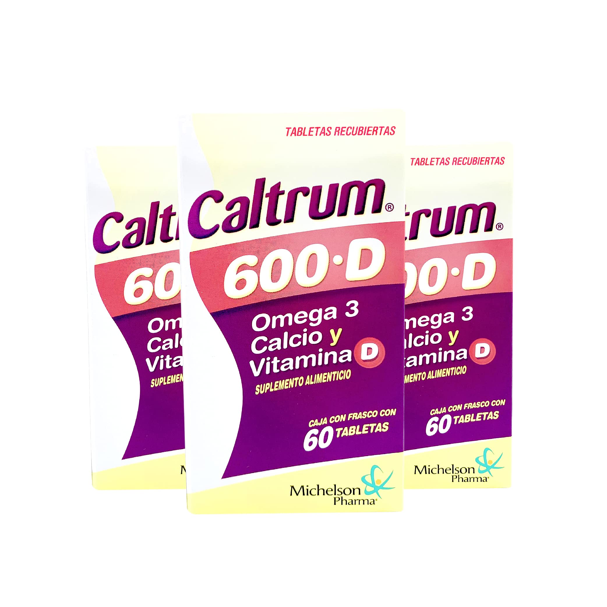MICHELSON PHARMA - CALTRUM 600+D 60 TABLETAS PACK 3 PZ - Tabletas ...