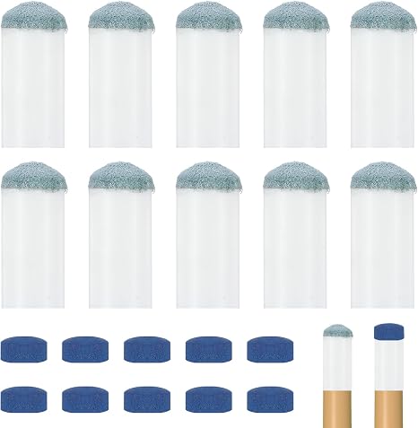 Amazon.com : Ymapinc 20pcs Slip On Pool Cue Tips, Billiard Pool Stick ...
