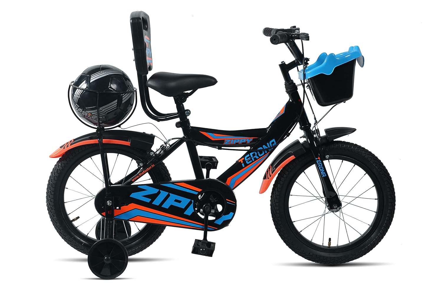 Buy The Faster Zippy Football Cycle 16T with Training Wheels (SEMI ...