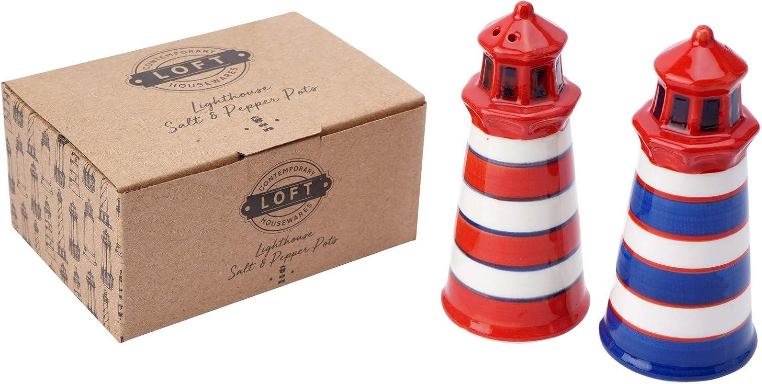 Loft Lighthouse Salt & Pepper Set | from CGB Giftware's Loft Range ...