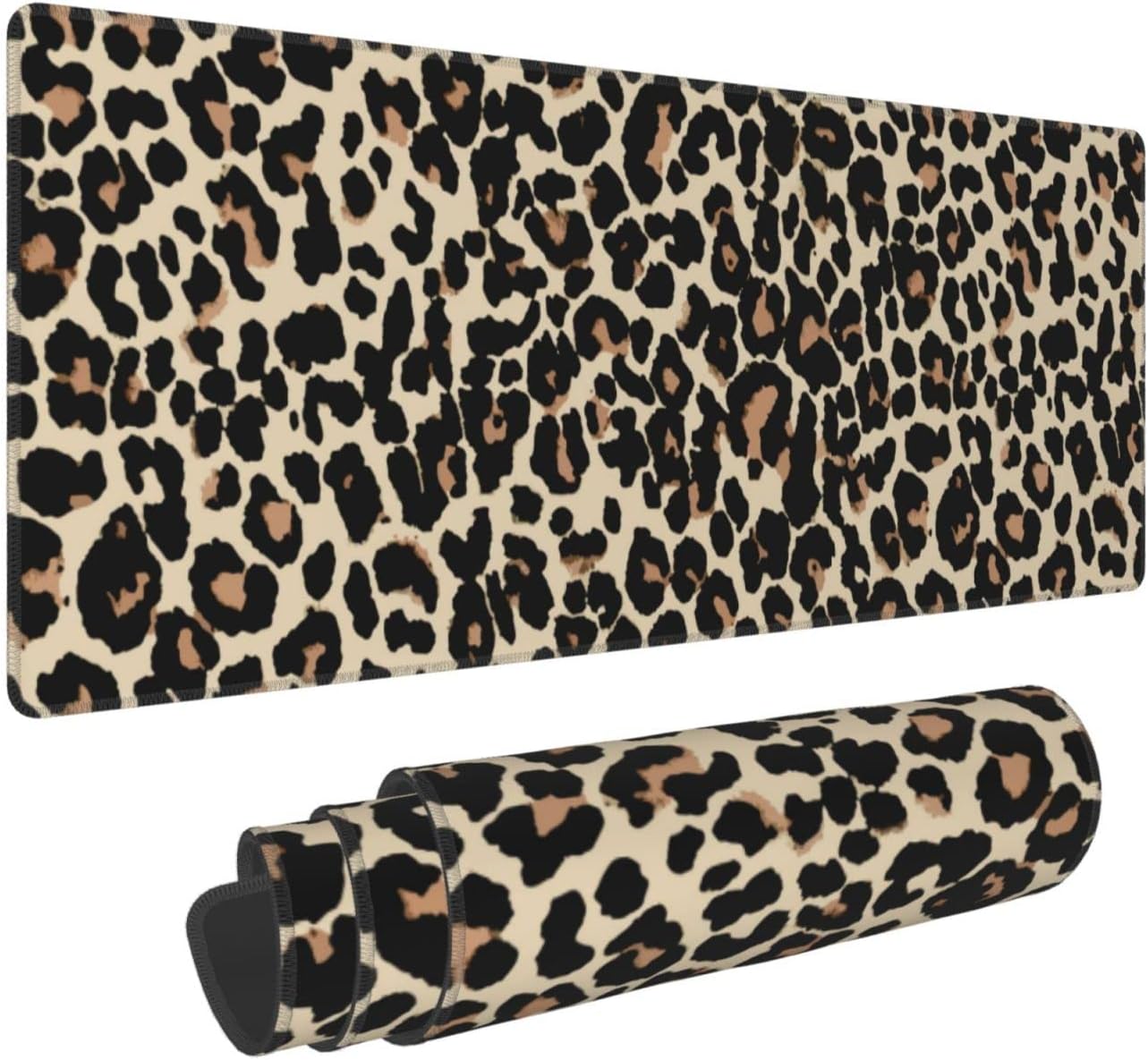 Amazon.com: Leopard Mouse pad,XXL Mouse Pad,Cheetah Print Mouse pad ...