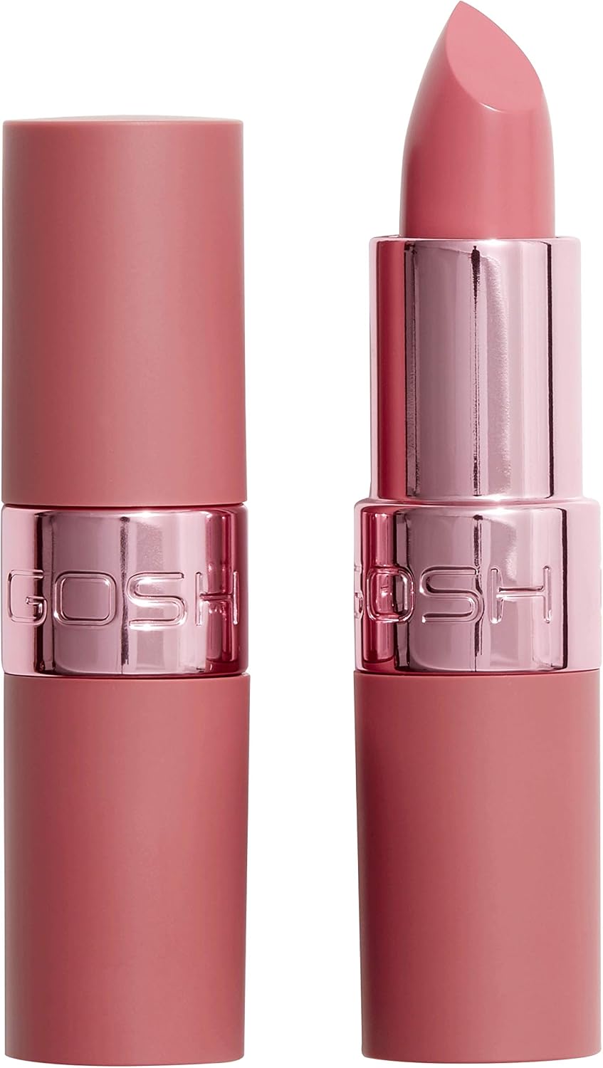 GOSH Lipstick Luxury Rose with Light Sheen I Intense Nude Shades for ...