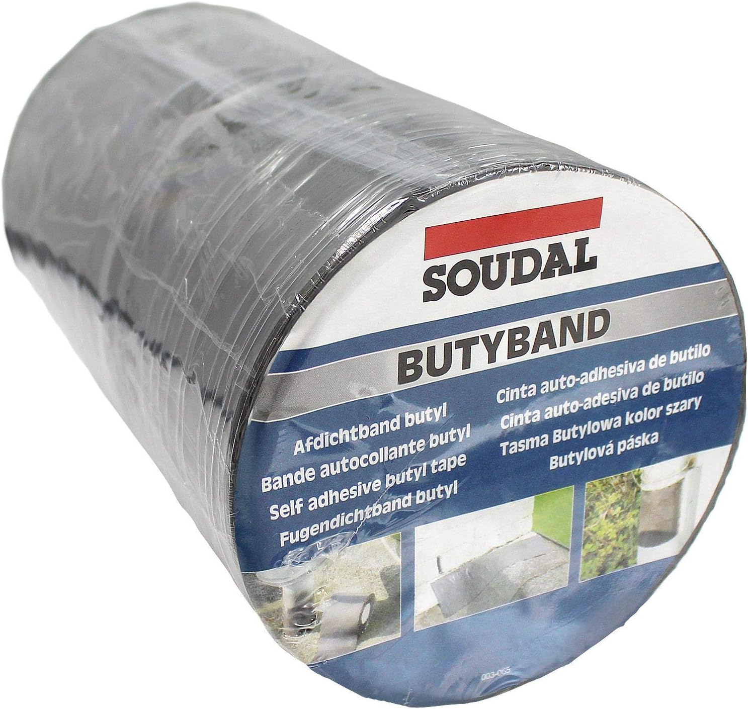 225mm x 10m Butyband Lead Flashing Tape Butyl Rubber Roof Sealing Repair Band Soudal : Amazon.co ...