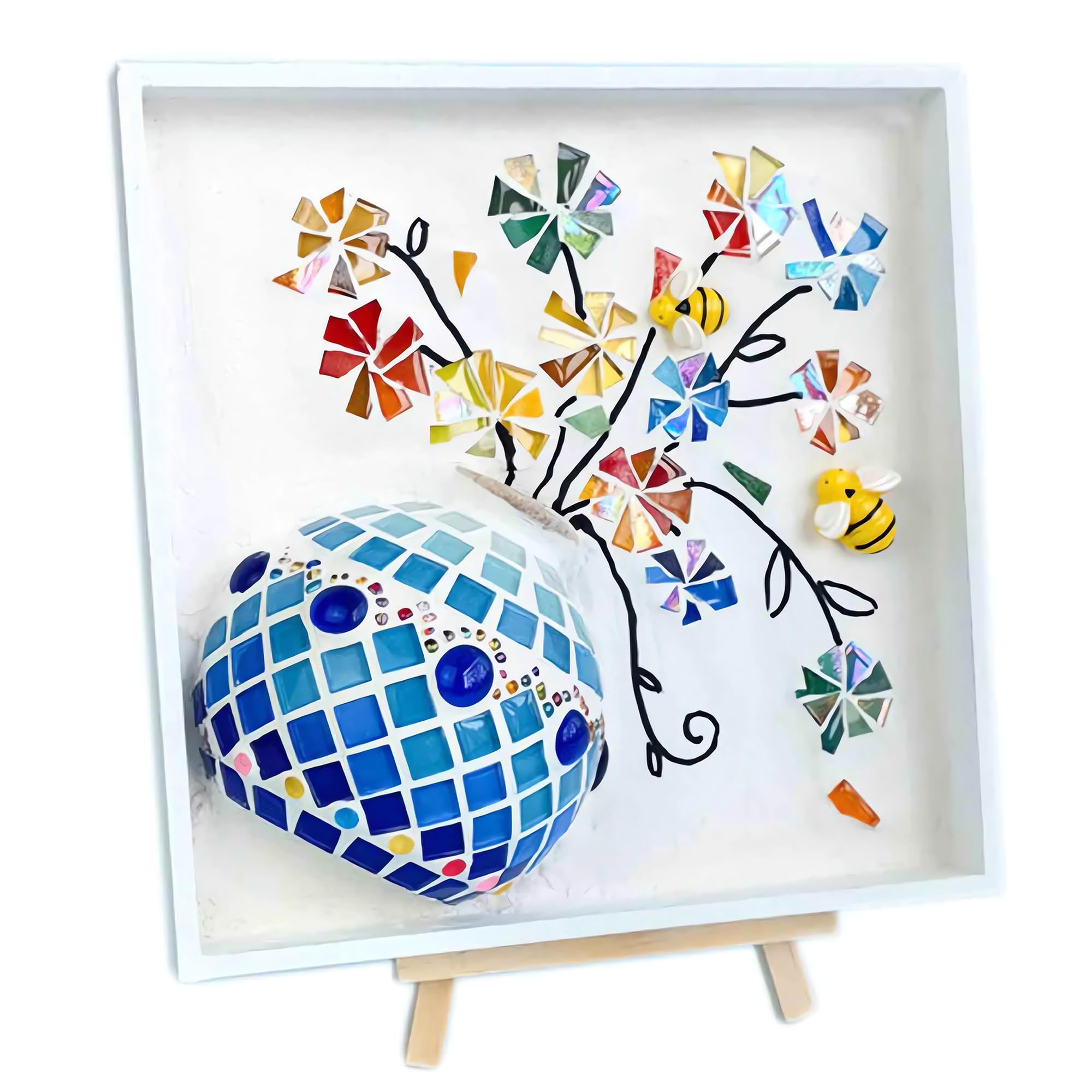 Amazon.com: Zioyihan DIY Vase Mosaic Painting Kit, DIY Mosaic Arts and ...