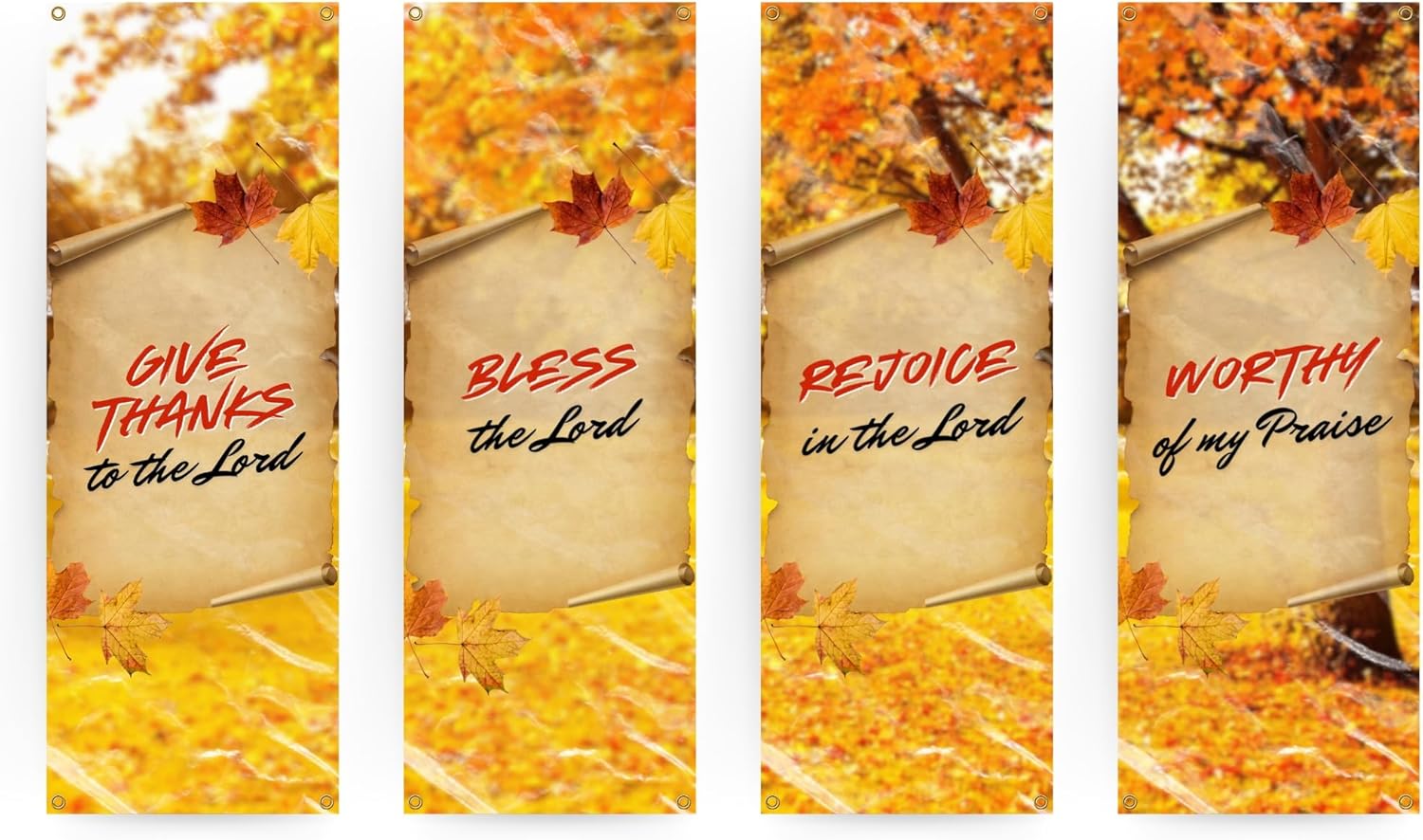 Amazon.com: BaloeDesigns Church Banners for Sanctuary wall with ...