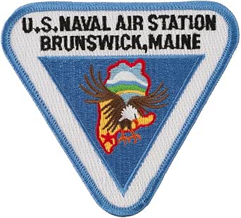Amazon.com: EAGLE CREST Triangular Navy Airfield Patches - NAS Maine ...