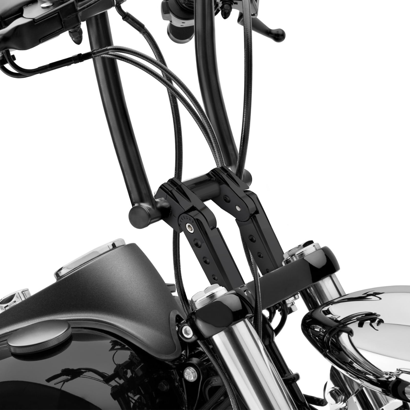 Snapklik.com : Mofun Adjustable Pullback Handlebar Riser 6" Tall, 1 ...