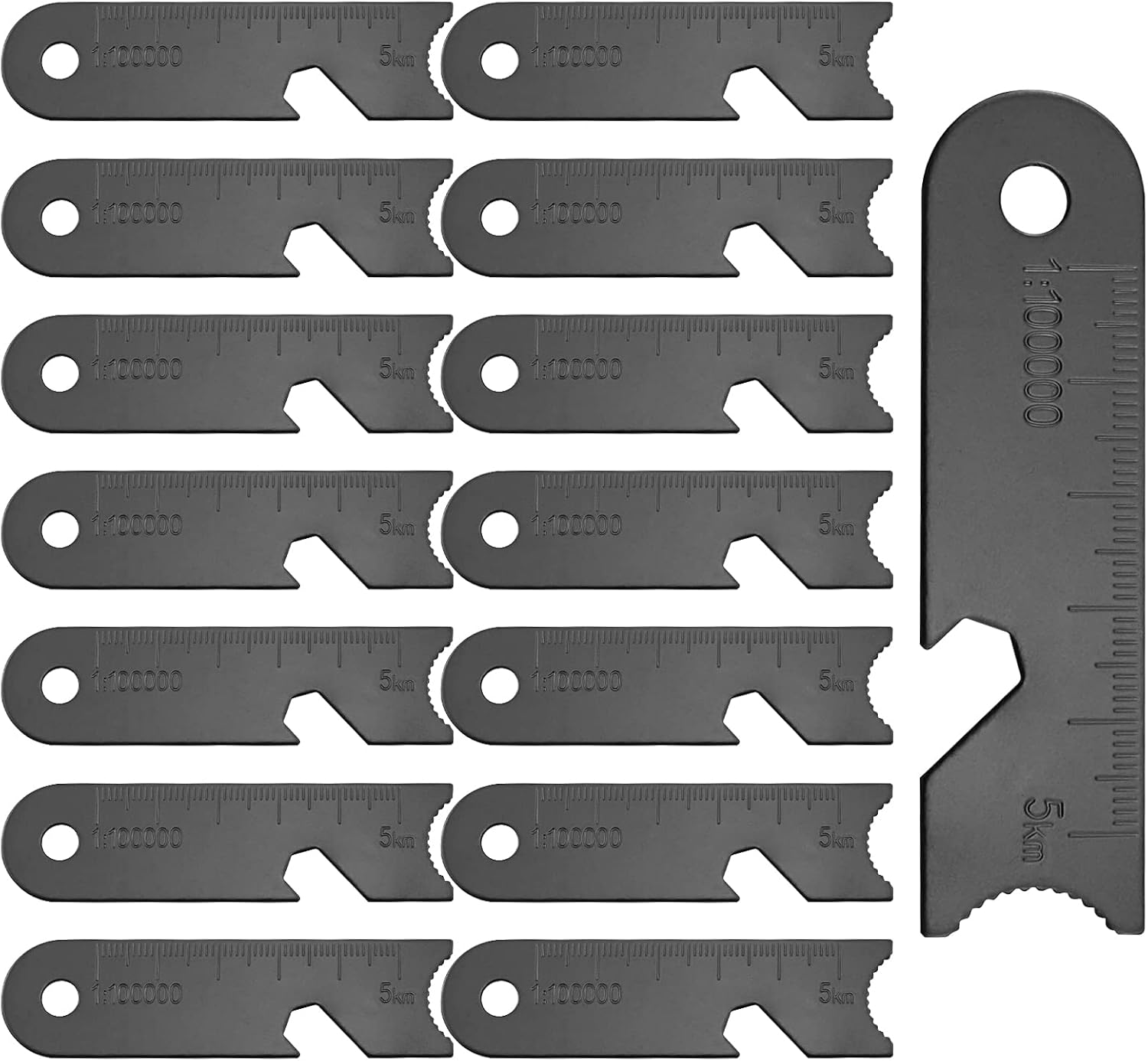 Amazon.com: 3 in 1 Black Ferro Rod Scraper 15PCS Ferro rods Magnesium ...