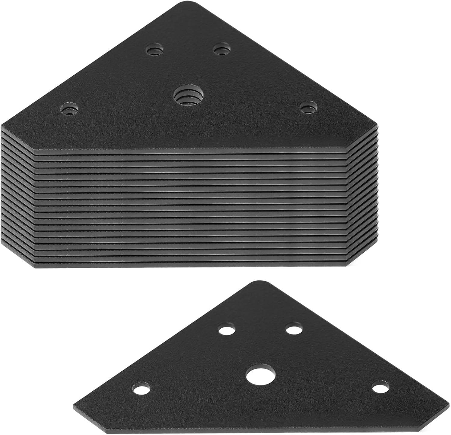 Amazon.com: heneng 20 Pcs Flat Triangular Mending Plates, 4-1/2" x 3-1/ ...