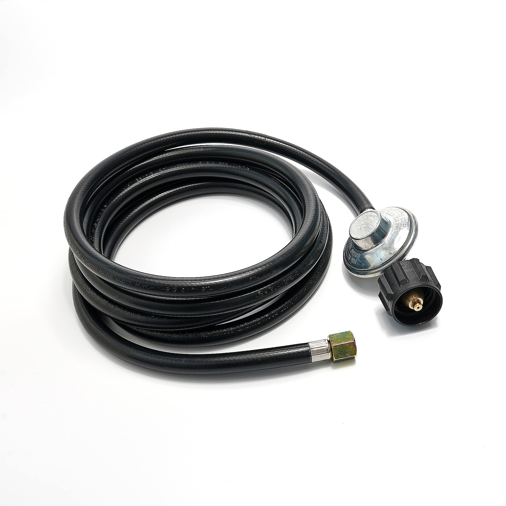 Buy XYS MNS 12 feet Low Pressure Propane Hose and Regulator,CSA ...