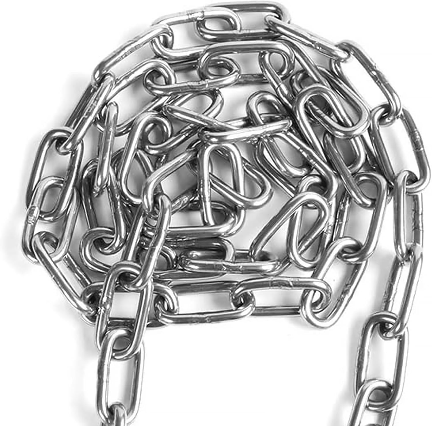Themodernstore Stainless Steel Chain, Galvanized Steel Link Chain, 1 ...