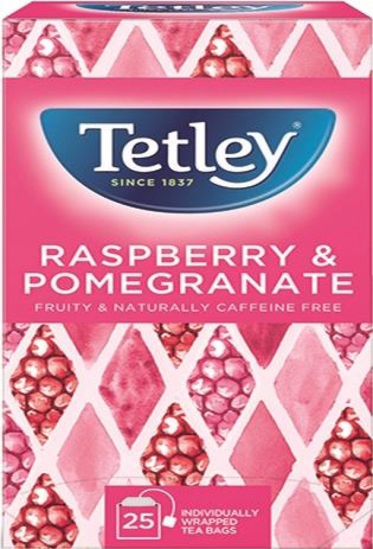 Tetley Raspberry and Pomegranate Tea Bags, Pack of 25 : Amazon.co.uk ...