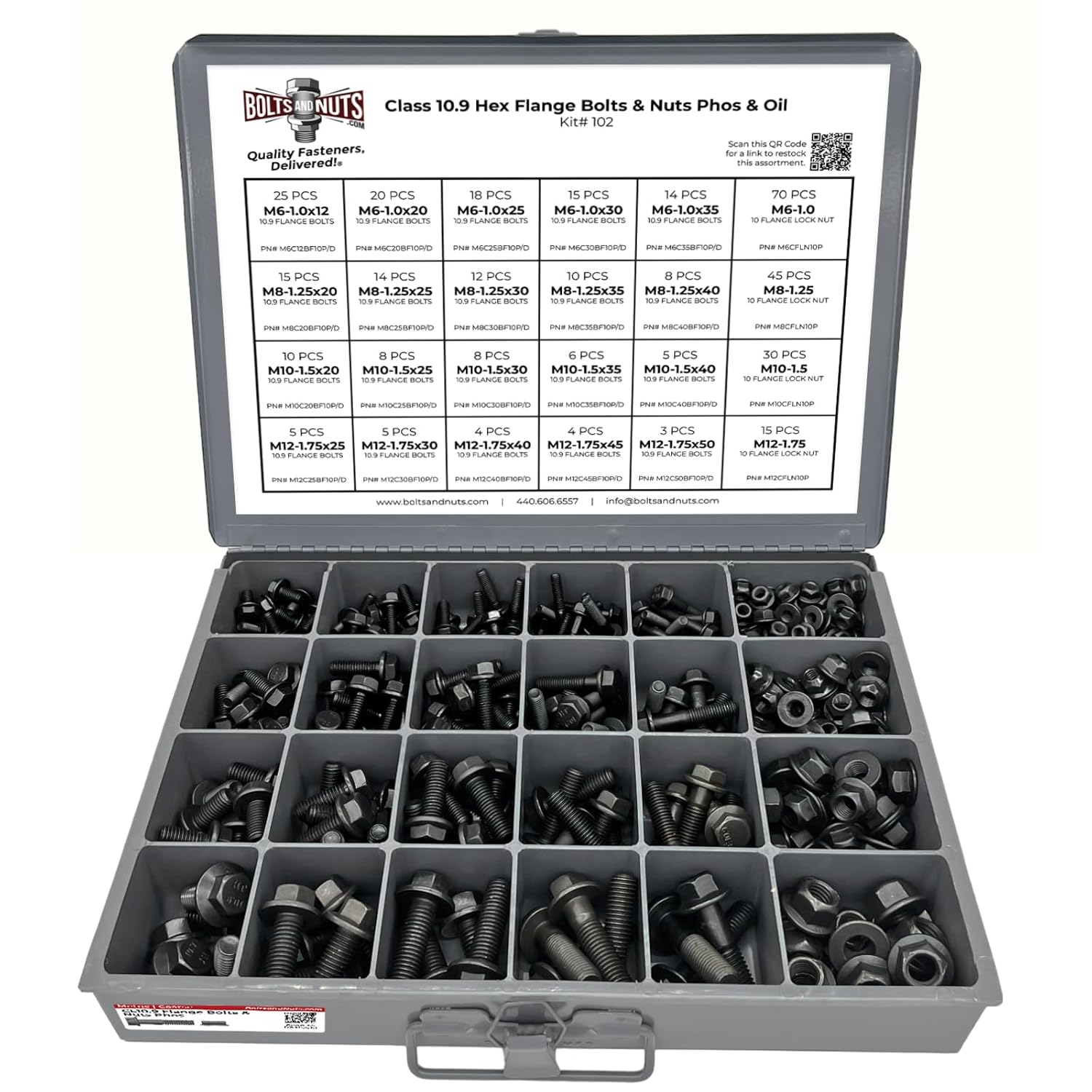 Metric Class 10.9 Hex Cap Flange Frame Bolts & Locking Flange Nuts ...