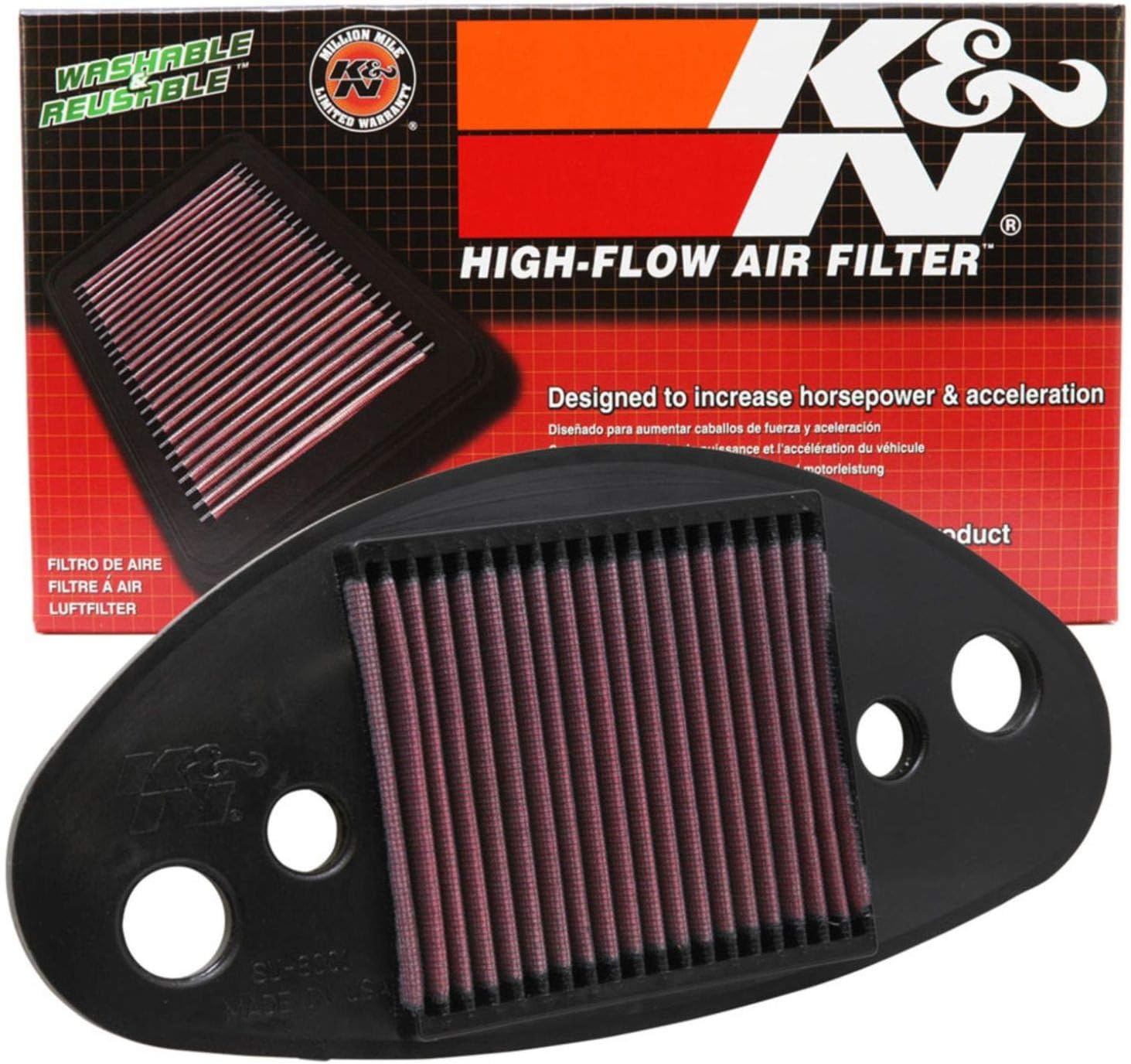 Amazon.com: K&N Engine Air Filter: High Performance, Premium ...