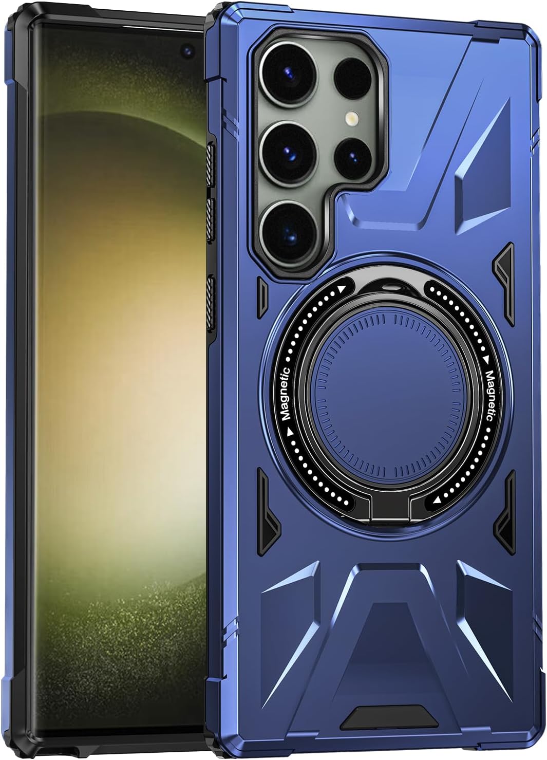 Amazon.com: THMEIRA for Samsung Galaxy S23 Ultra Magnetic Case ...