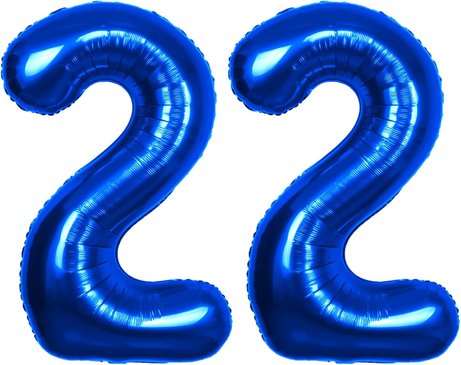 Amazon.com: 40 Inch Number 22 Balloon Blue Jumbo Giant Big Large Number ...