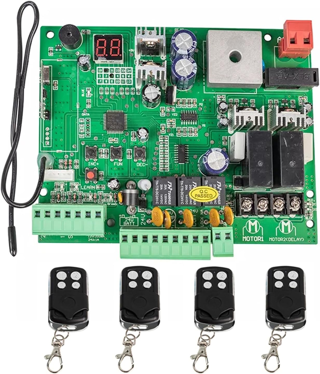 Amazon.com: TABKER Sliding Swing Gate Opener 12V/24V Board for ...