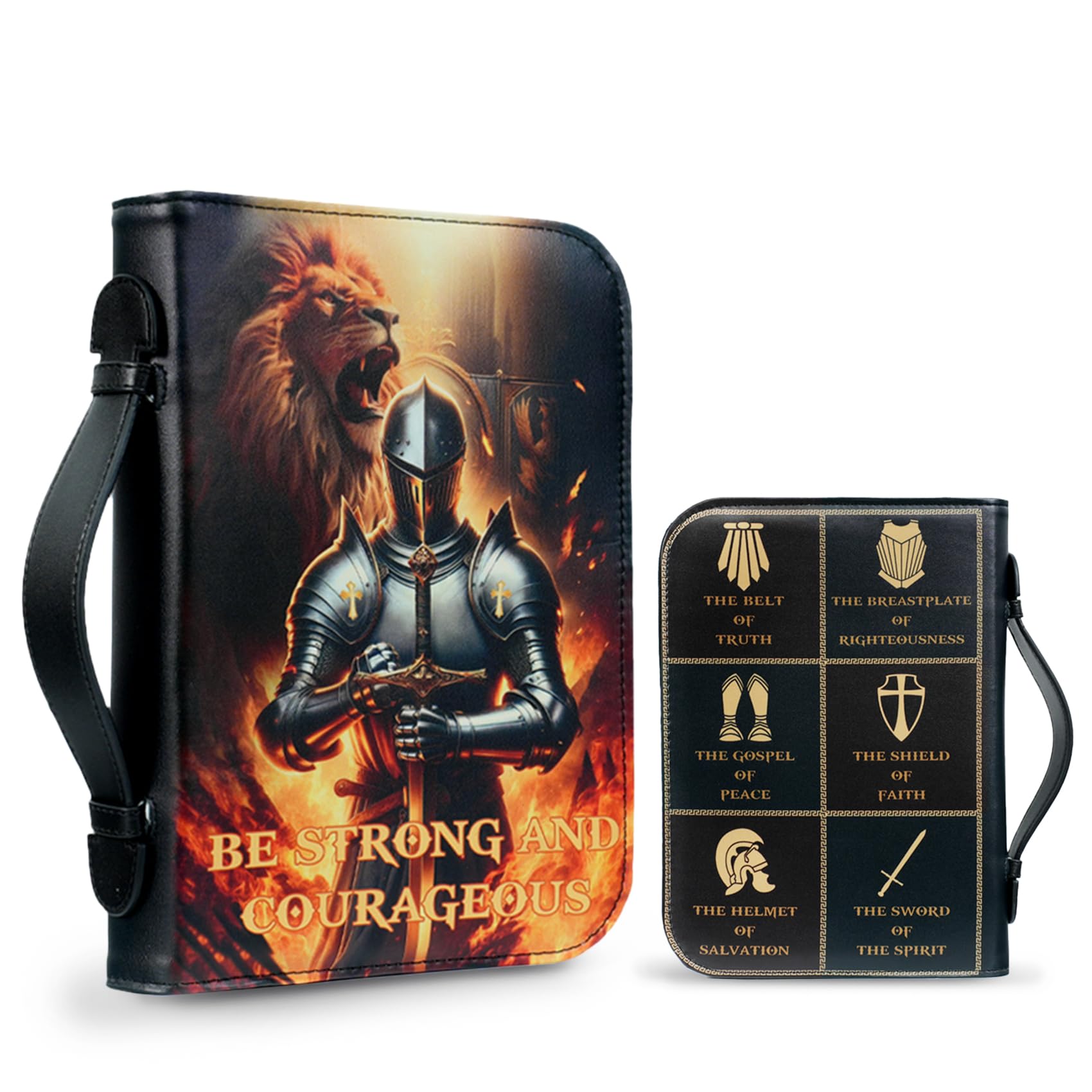 Amazon.com: Personalized Knight Bible Cover for Women Men - Faith ...