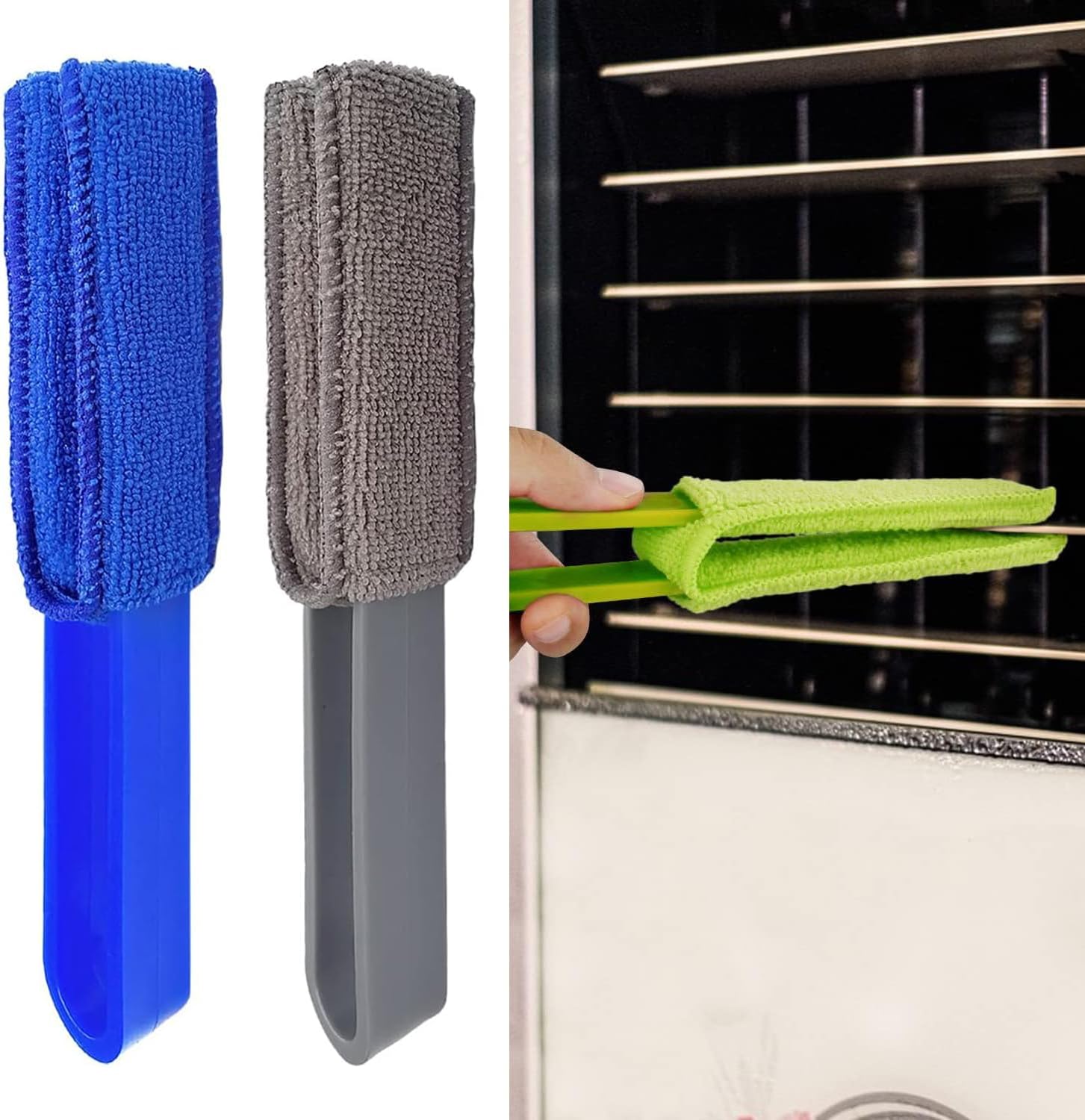 2 Pcs Blinds Duster, Removable Dual Head Blinds Cleaning Tool ...