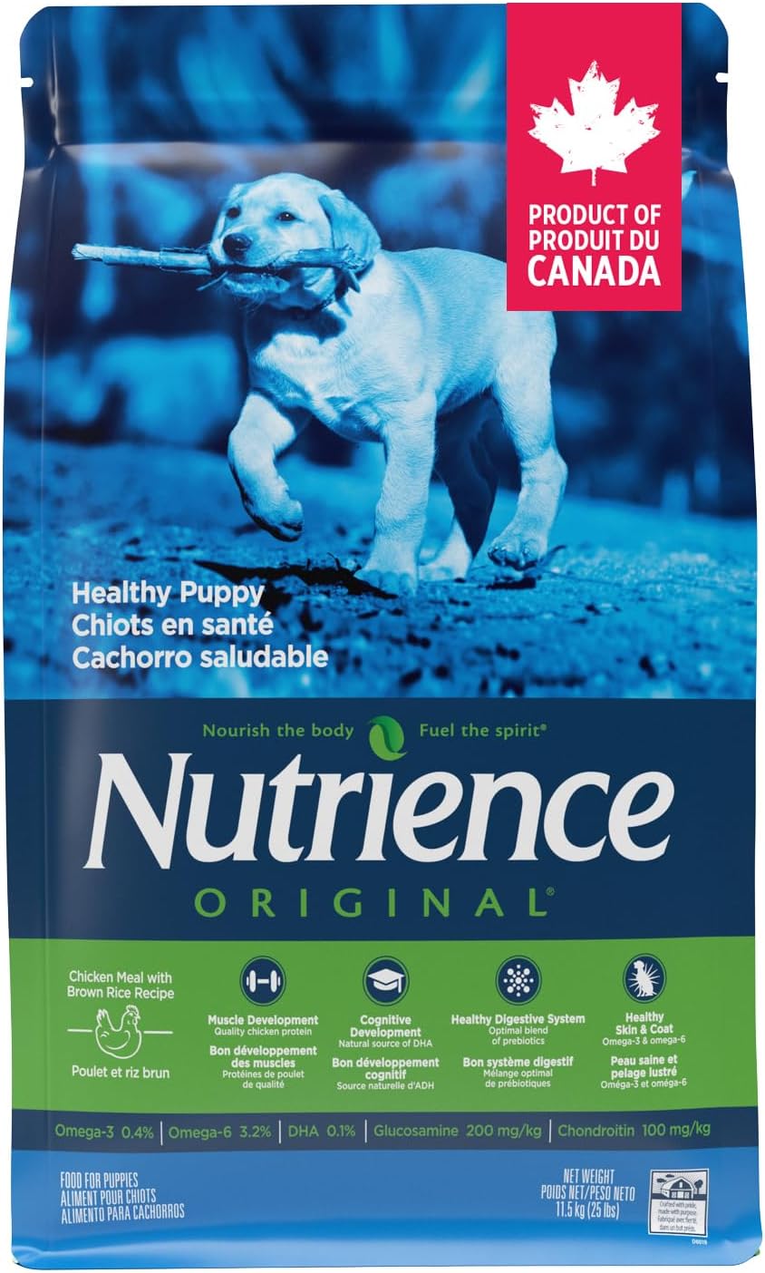 Nutrience Original Healthy Puppy Dog Food, 11.5 kg (25 lbs), Chicken ...