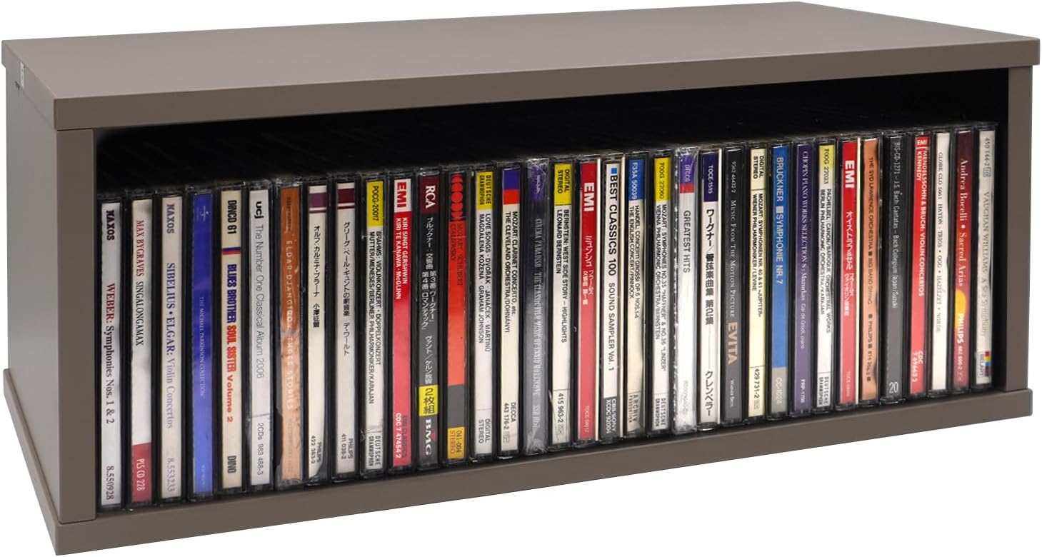 You Have Space Modern Wall Mount Cd DVD Media Rack Storage Metal Shelf ...