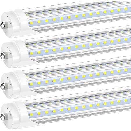 8 Foot Led Lights, F96T12 8ft Led Bulbs Fluorescent Replacement, T8 T10 ...