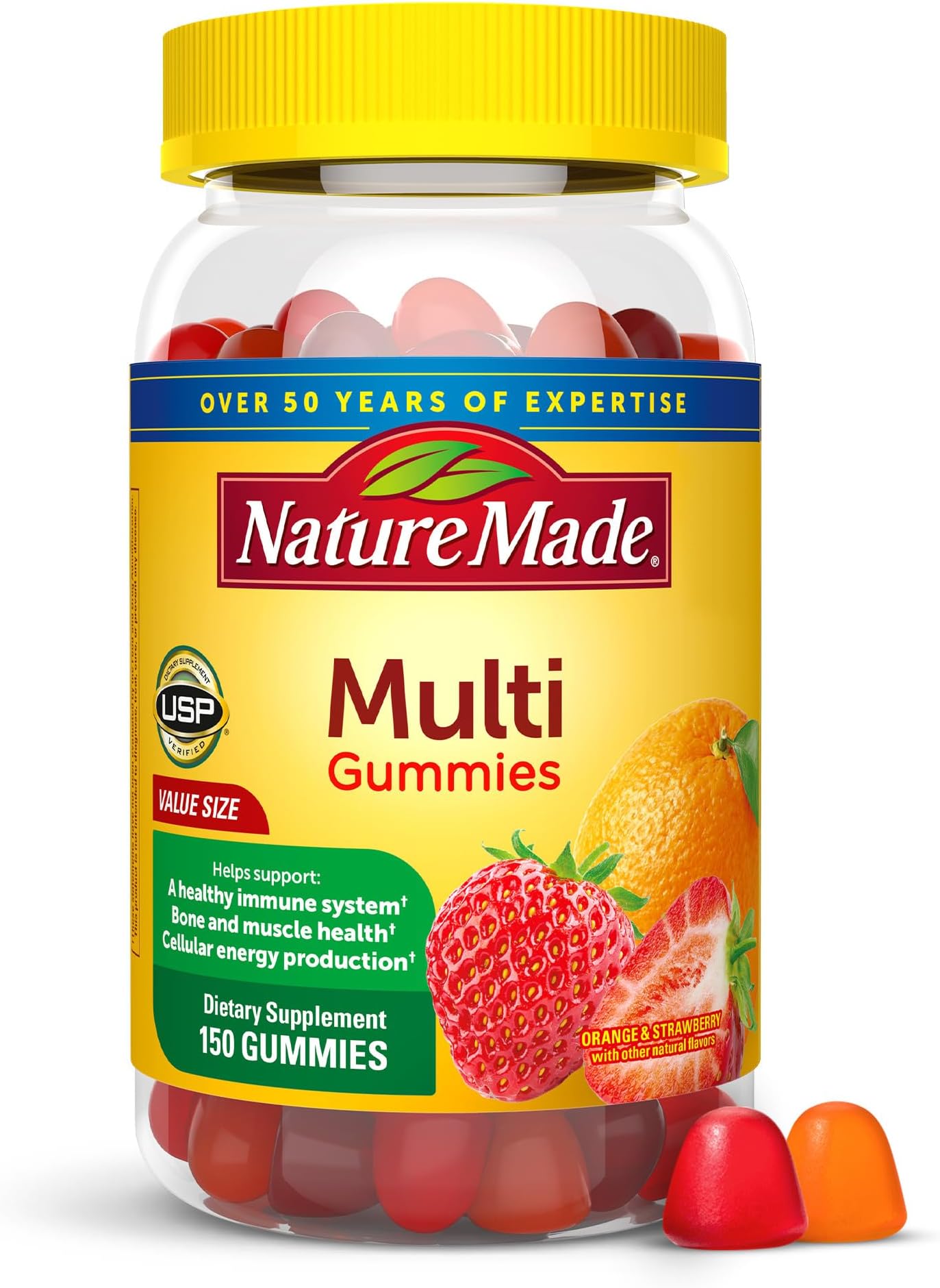 Amazon.com: Nature Made Multivitamin Gummies, Mens & Womens Gummy ...