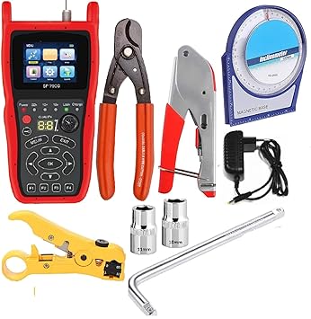 Techtest Digital Satellite Finder for All Dth Kit | Signal Meter with ...