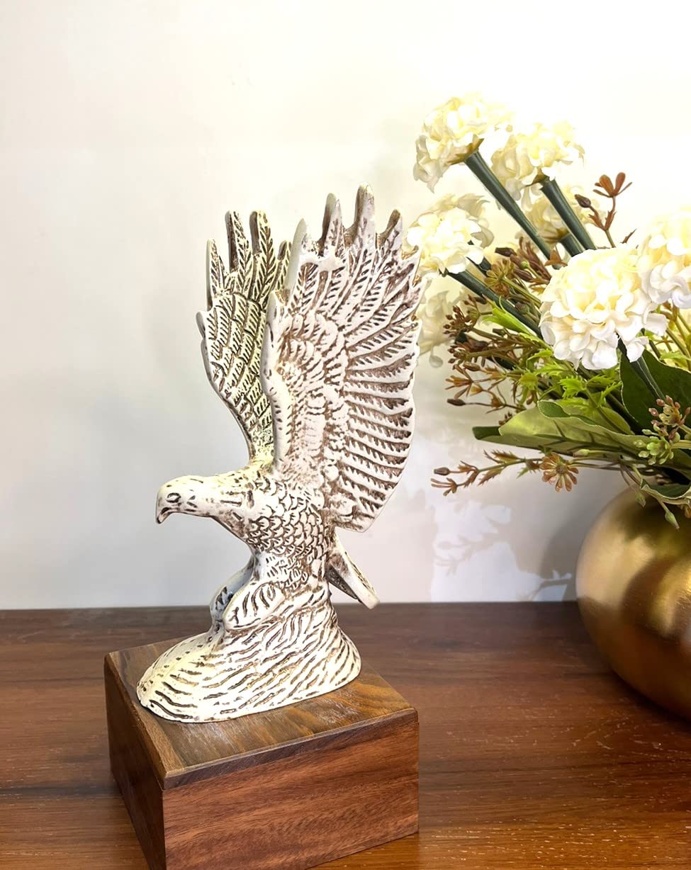 Buy The Artage Flying Eagle Statue, Antique Showpiece, for Home Decor ...