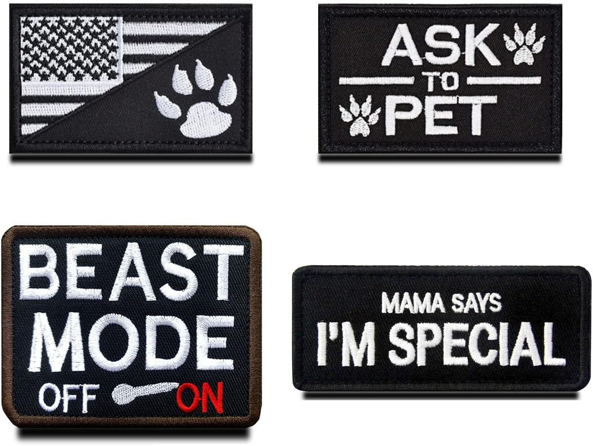 Amazon.com: 2 Pieces Military K9 Dog Police Dog Army Dog Service Dog ...