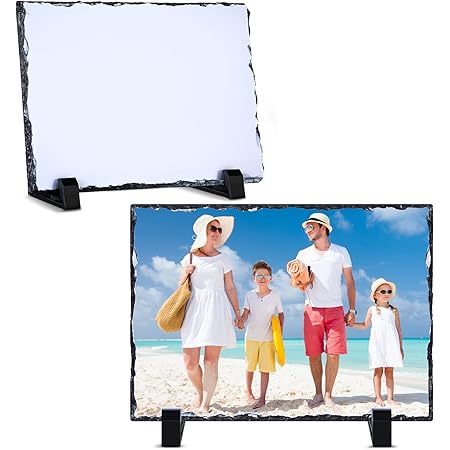 Amazon.com: 6 Pack Sublimation Slate Blanks Custom Stone Slate Picture ...