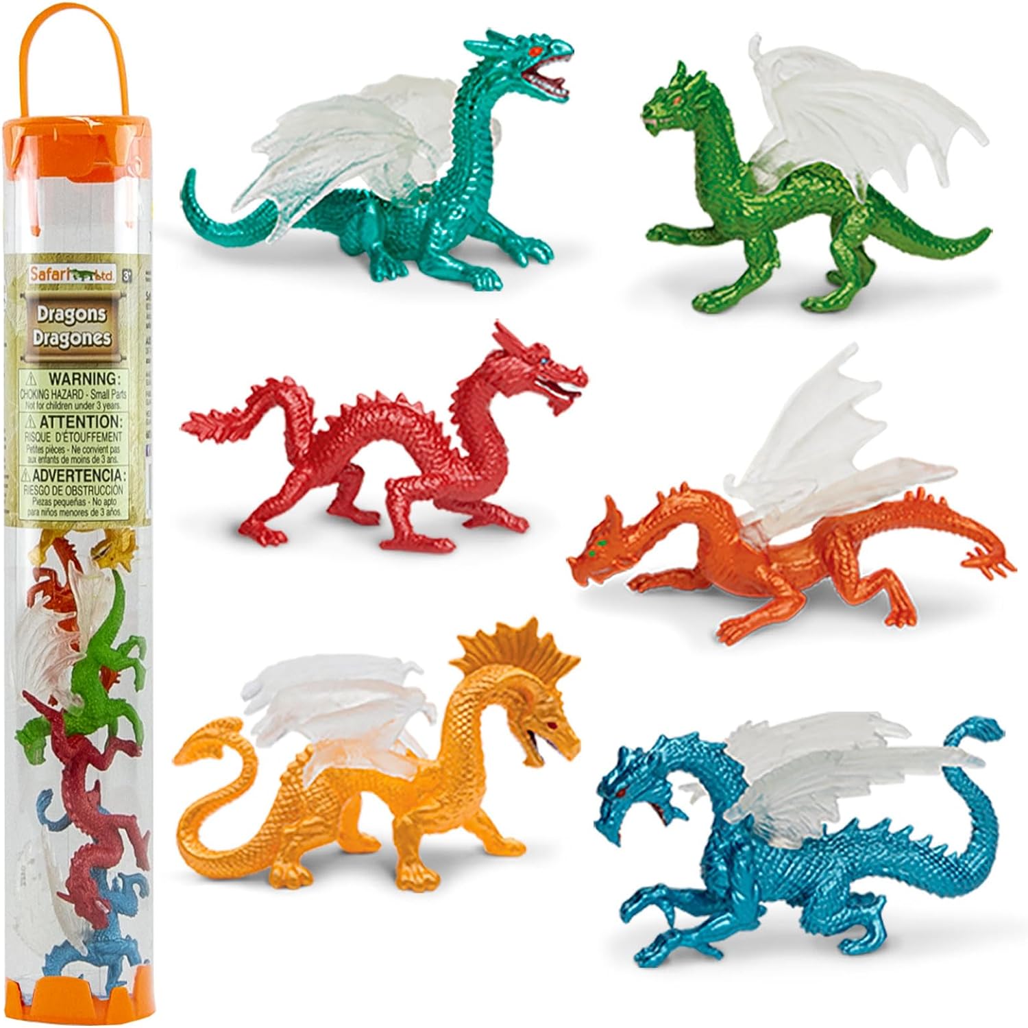 Amazon.com: Safari Ltd Dragons Designer TOOB - 6 Mini Figurines ...