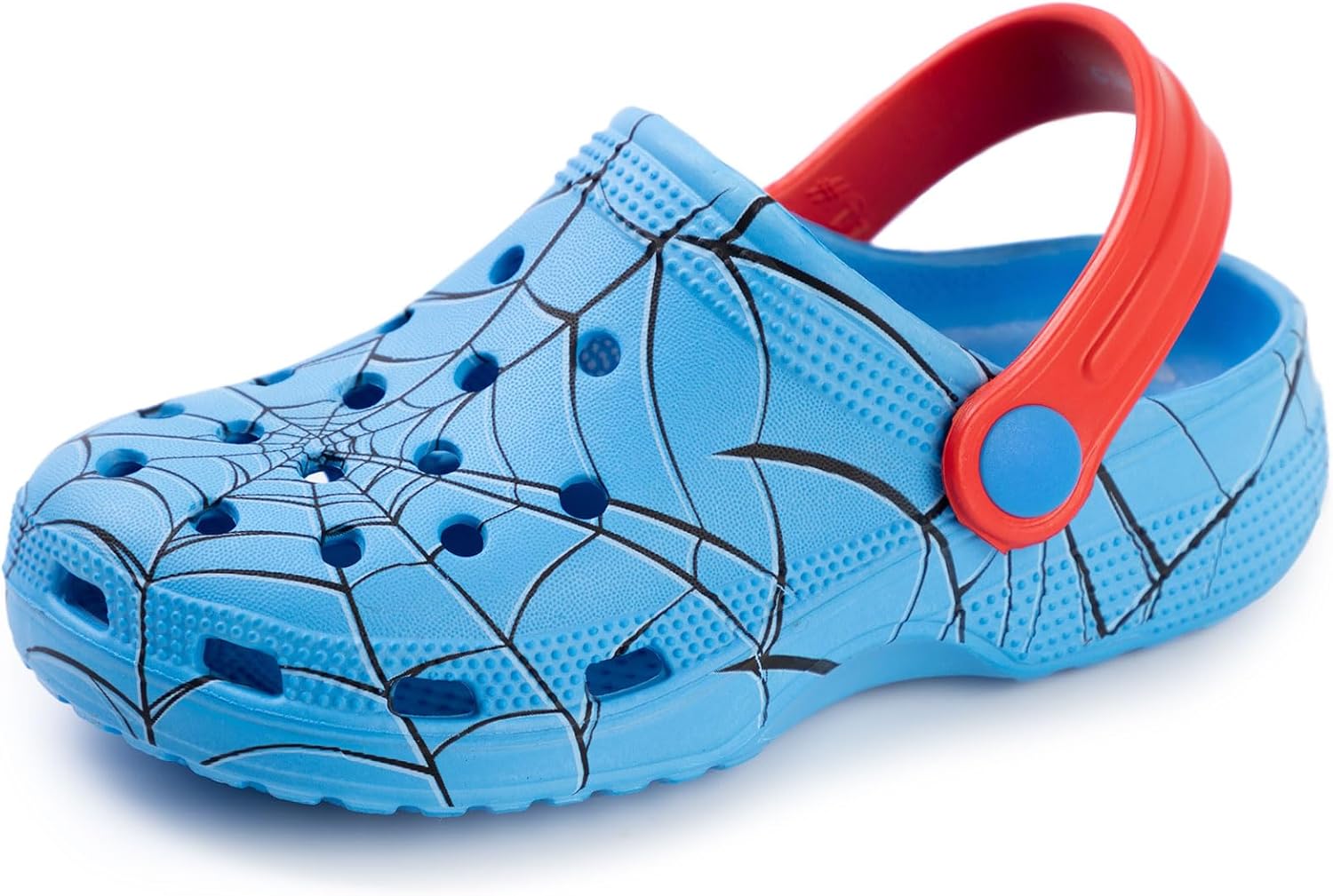 Amazon.com | Marvel Spider-Man Boys Clogs | Blue Slip-On Sandals with ...
