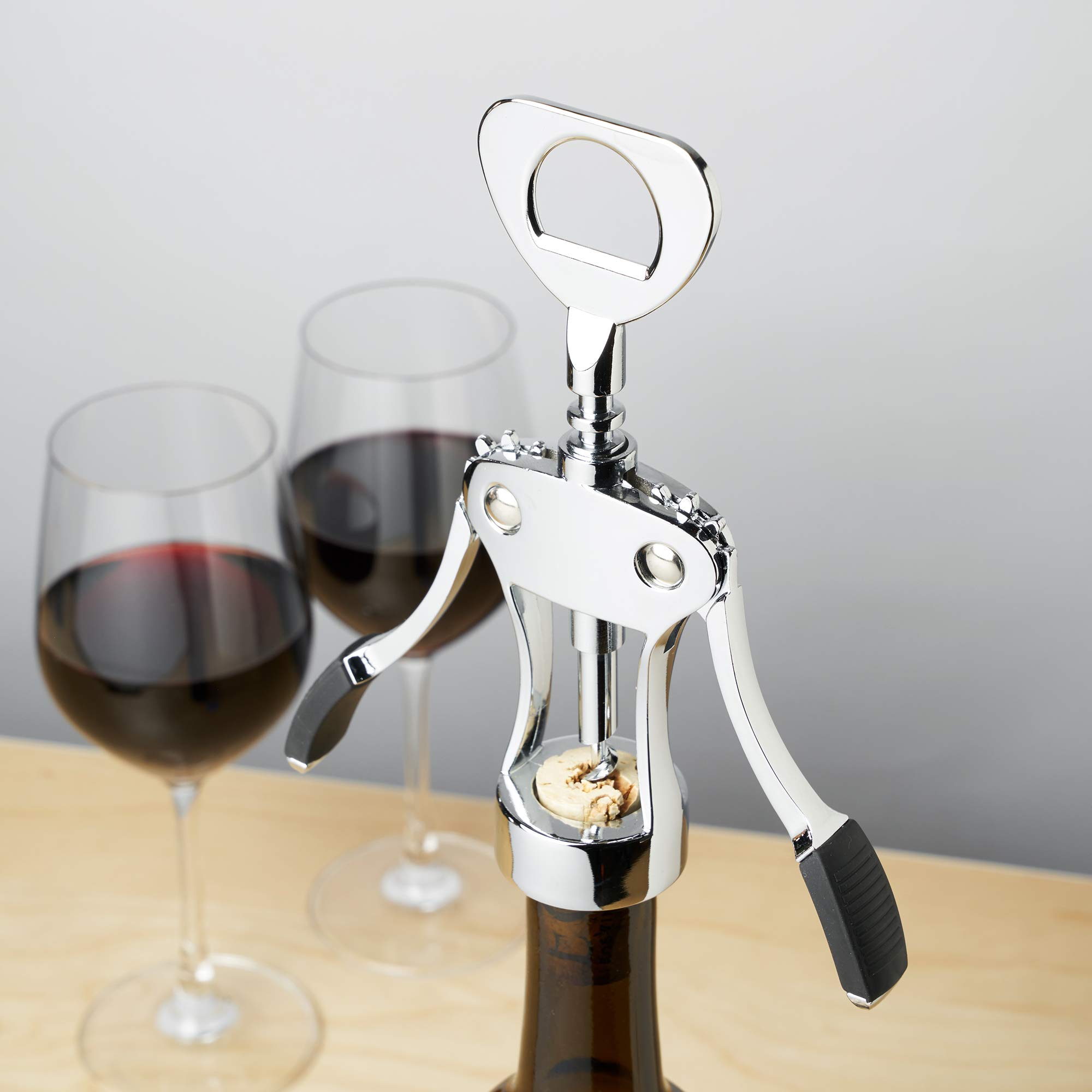 Snapklik.com : True Spiral Winged Corkscrew Wine Opener, Multi-Purpose ...