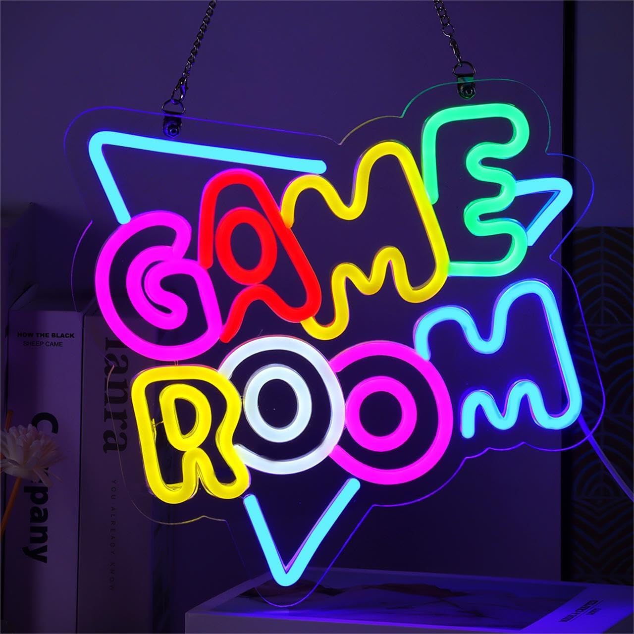 Game Room Decor Neon Sign,11.85"*11.81" Gamer Kids Neon Lights Wall ...