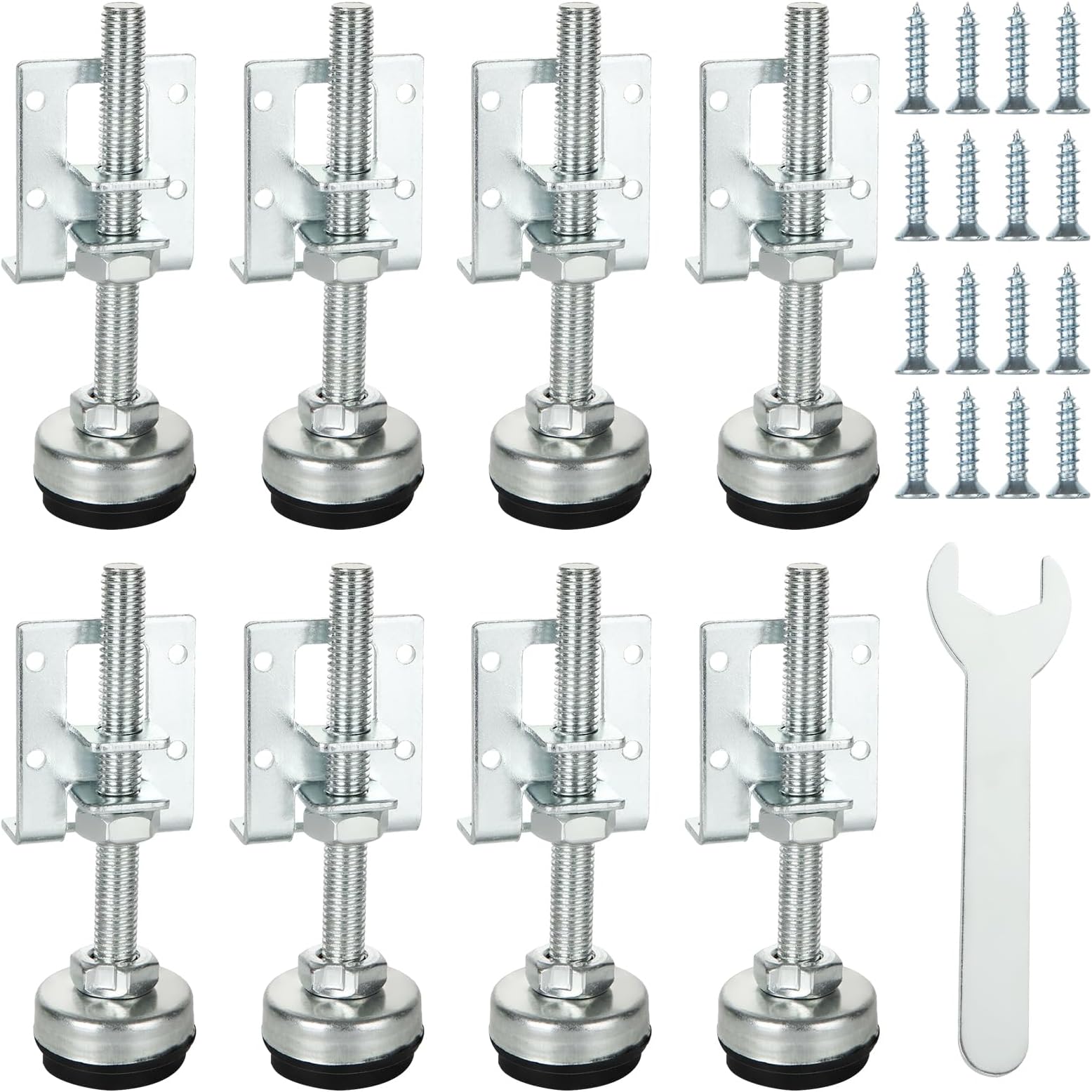 Amazon.com: OwnMy 4 Packs Heavy Duty Adjustable Leveling Feet, L Shaped ...