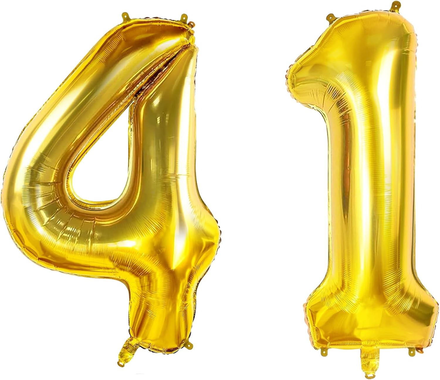 Amazon.com: Number 41 Balloons for 41st Birthday Party Decorations, 0 ...