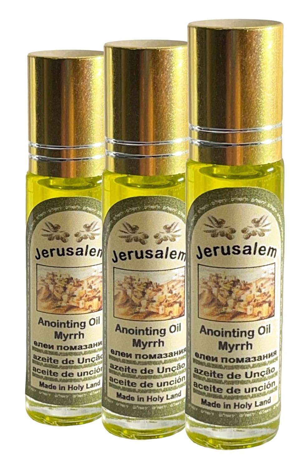 Amazon.com: Original Holy Land Annointing Oil 8ml (Myrrh) Pack of 3 ...