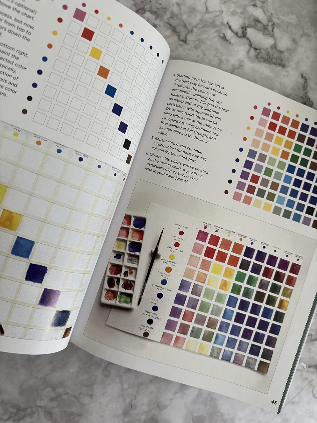 Buy Contemporary Color Theory: Watercolor Flowers: A Modern Exploration ...