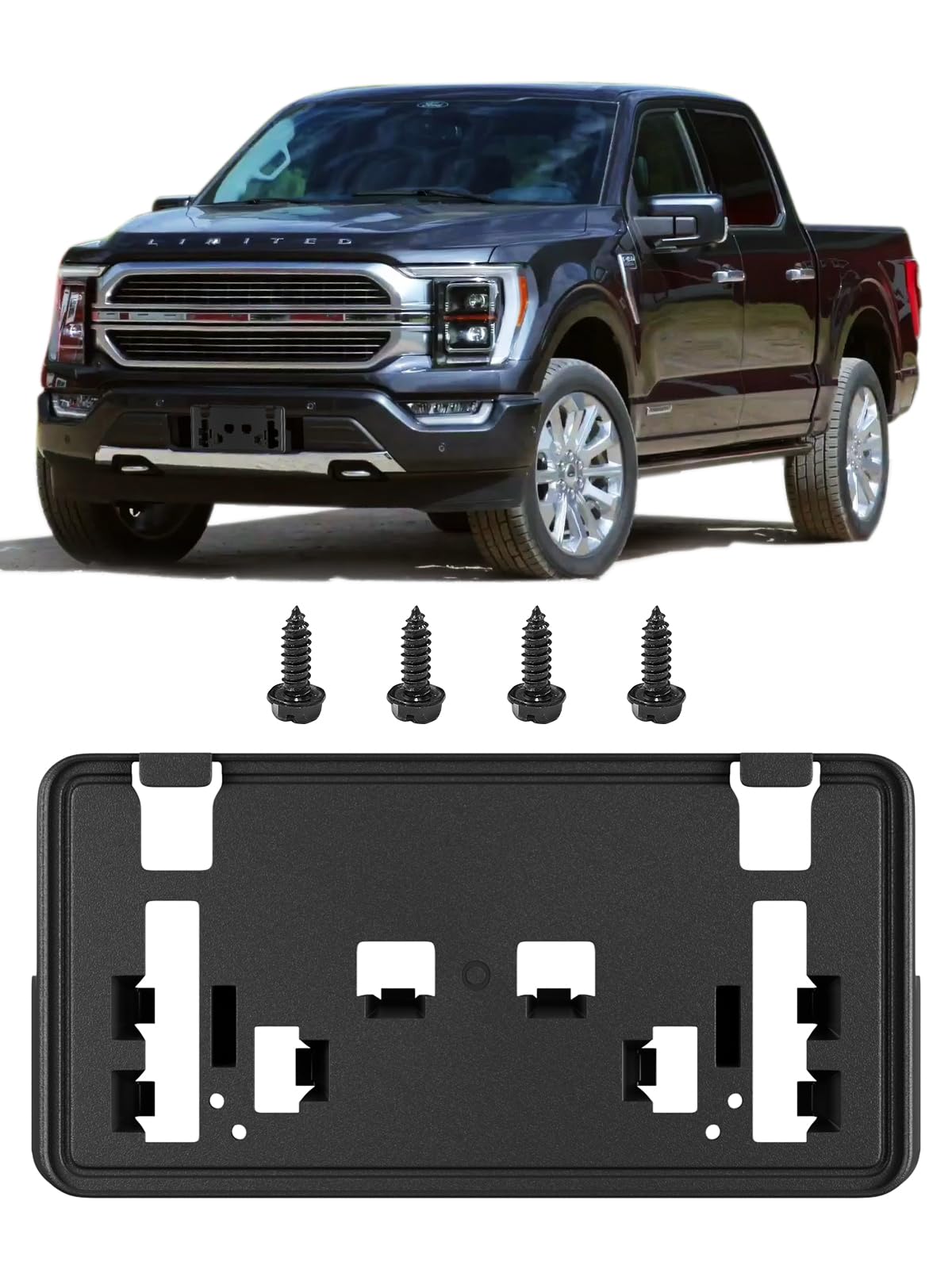 Amazon.com: License Plate Frame for Ford F150 2021 2022 2023 2.7L 3.0L ...