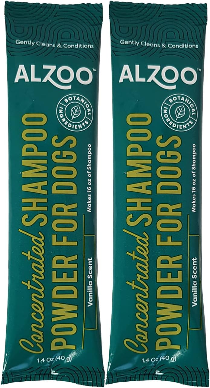 Amazon.com : ALZOO Concentrated Shampoo Powder for Dogs, Specially ...