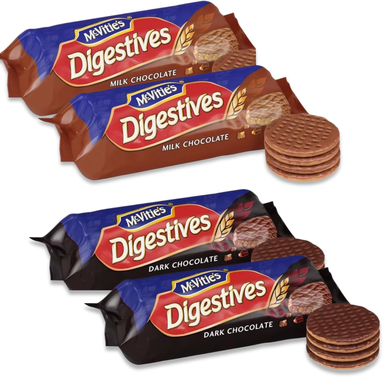 Amazon.com: McVities Milk Chocolate Hob Nobs, 10.5-Ounce (Pack of 4 ...